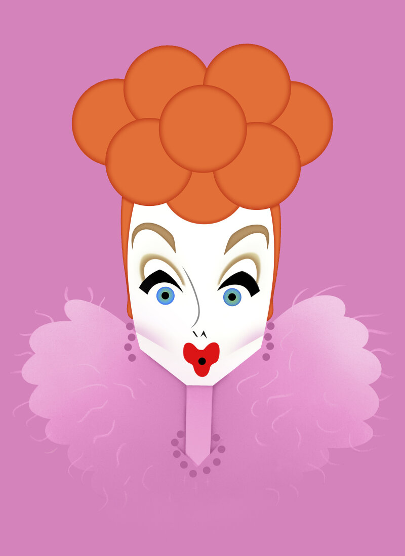 Rrlba001 Lucille Ball Iconic Images